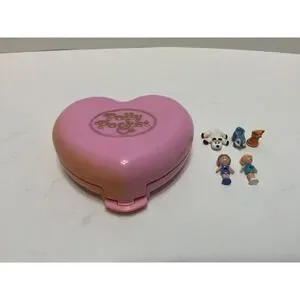polly pocket | Toys | Vintage 989 Bluebird Polly Pocket Pink Heart ...